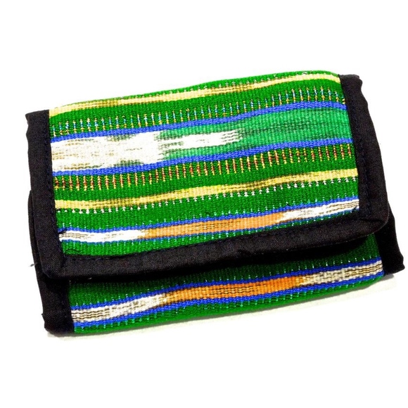 Vintage 80's Deadstock | Bags | Vtg 8s Guatemalan Hand Woven Trifold ...